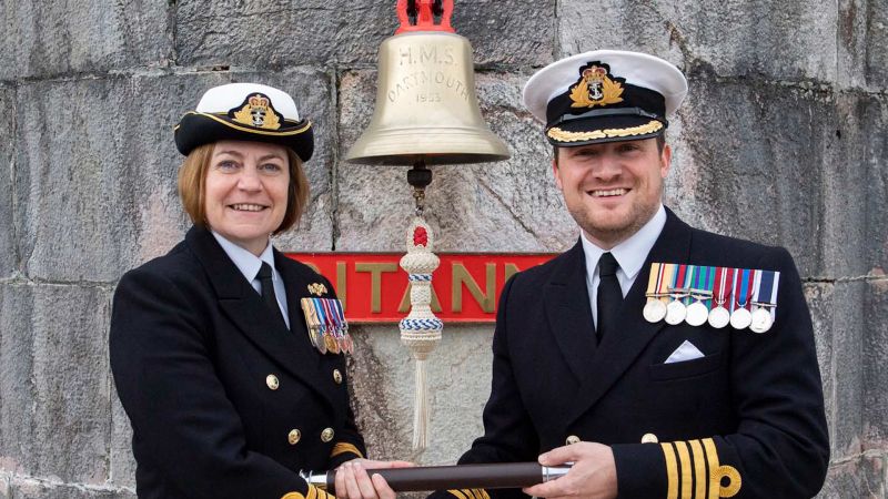 Youngest Commanding Officer in a generation takes reins at Britannia Royal Naval College
